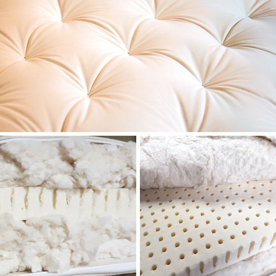 Futon Mattress - Organic Cotton with Organic Latex - Made in Australia ...
