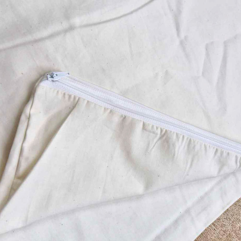 Organic Cotton Poplin Pillow Casing FACTORY SECONDS – Organature