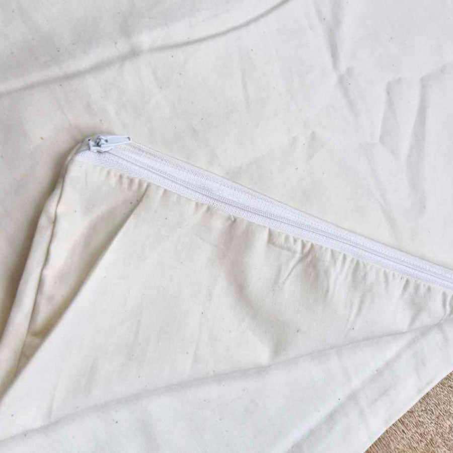 Organic Cotton Poplin Pillow Casing FACTORY SECONDS – Organature